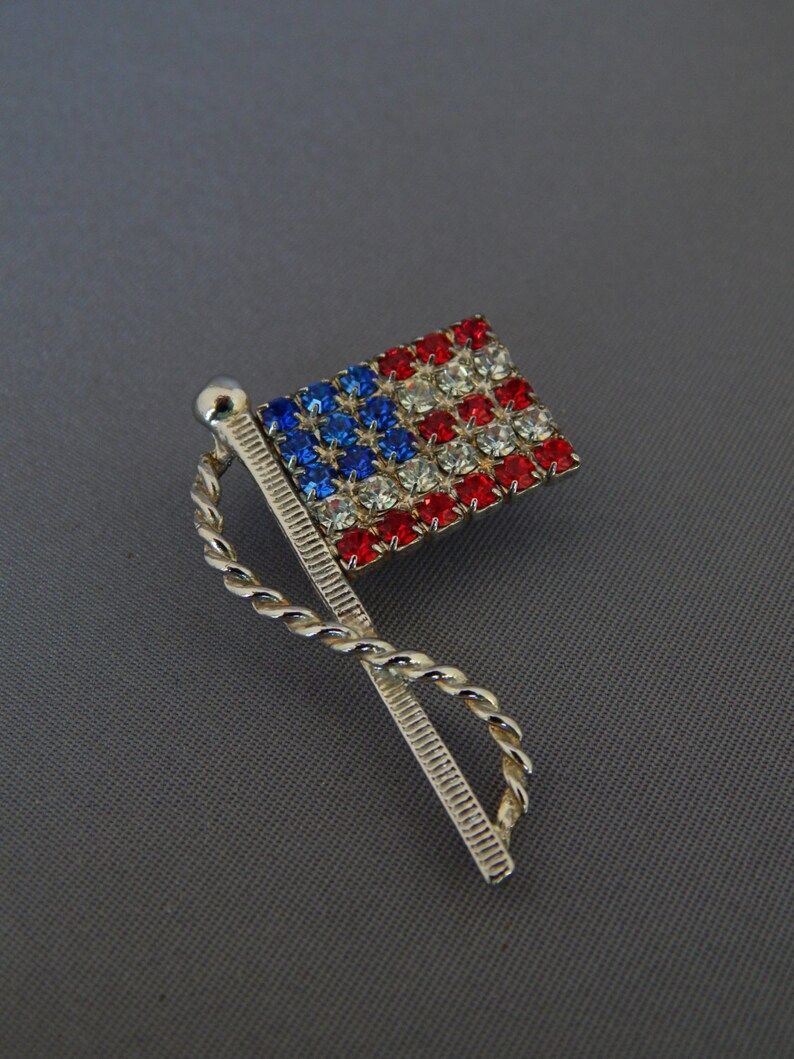 American Flag Pin Fourth of July Patriotic Pin American Flag | Etsy