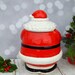 Santa Cookie Jar Windsor Collection, Round Santa Claus Christmas Cookie ...