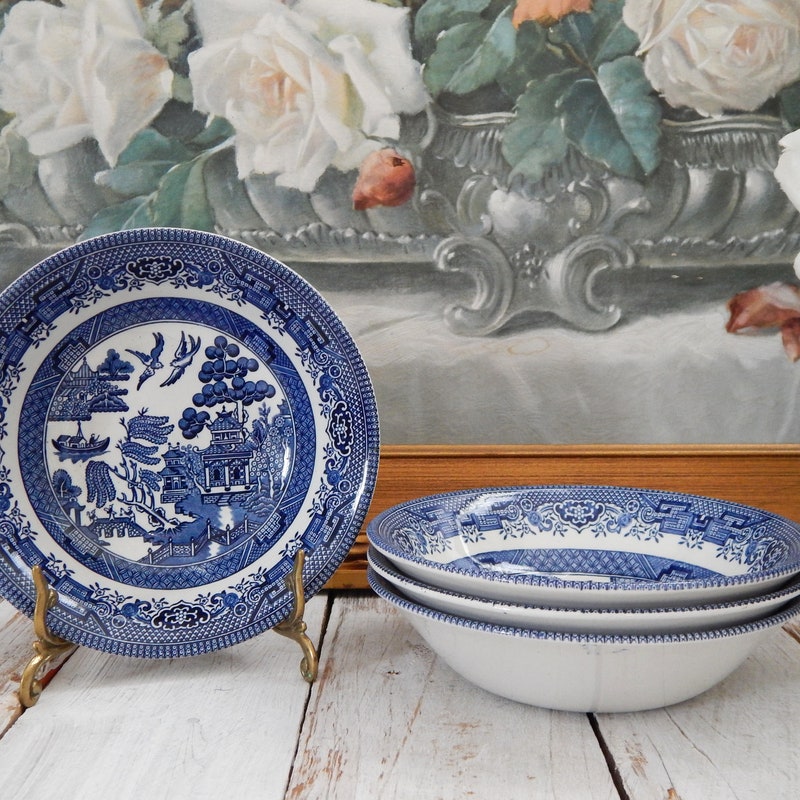 Blue Willow Dishes - Etsy
