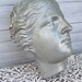 Antique Plaster Head Woman, Plaster Achitectural Fragment Female Head ...