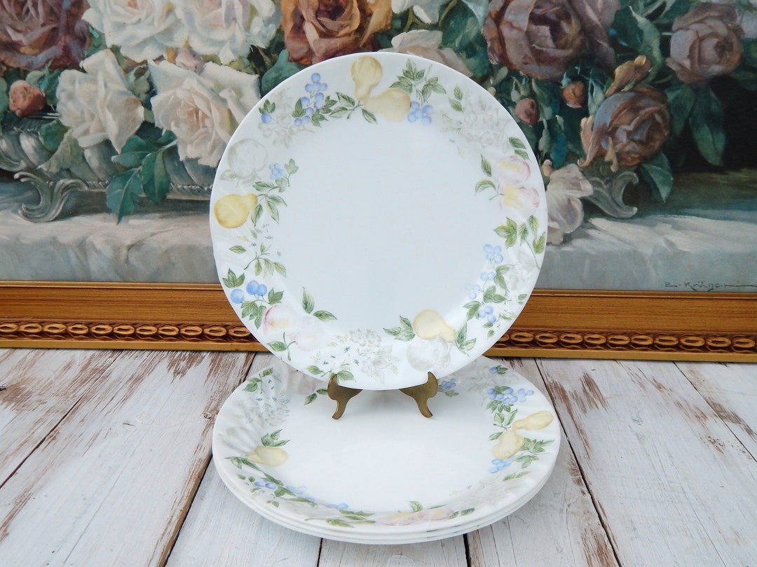 CORELLE CHUTNEY Plates Set of 4 Discounted Used/imperfect, Corelle ...