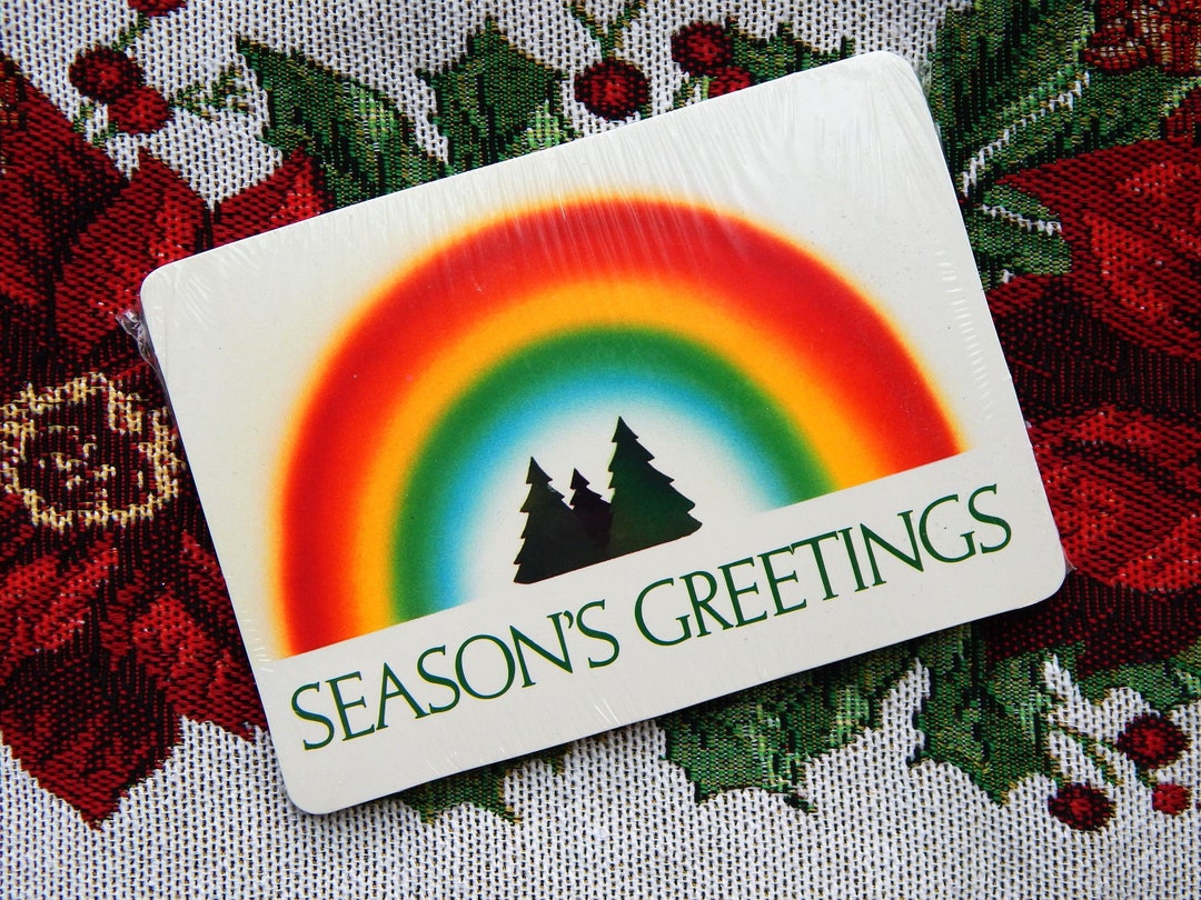 Rainbow Postcards SEASON'S GREETINGS Vintage Sealed Set of 15, American ...