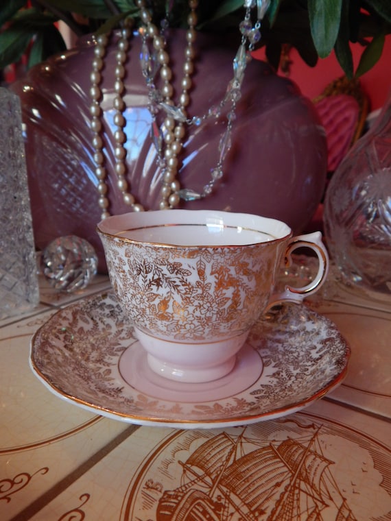 Colclough Tea Cup England Bone China Footed Tea Cup and | Etsy