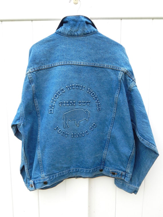 Denim Jacket XL Dances With Wolves Film Set Crew Collectible - Etsy