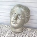 Antique Plaster Head Woman, Plaster Achitectural Fragment Female Head ...