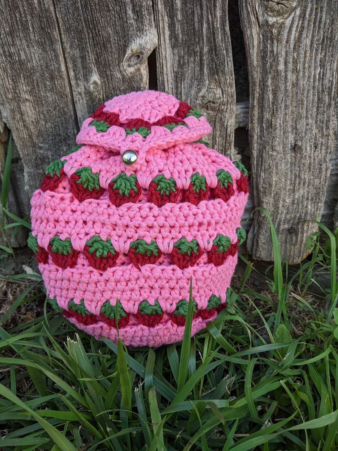 Strawberry Backpack Crochet Pattern Cottage Core Kawaii Bag - Etsy