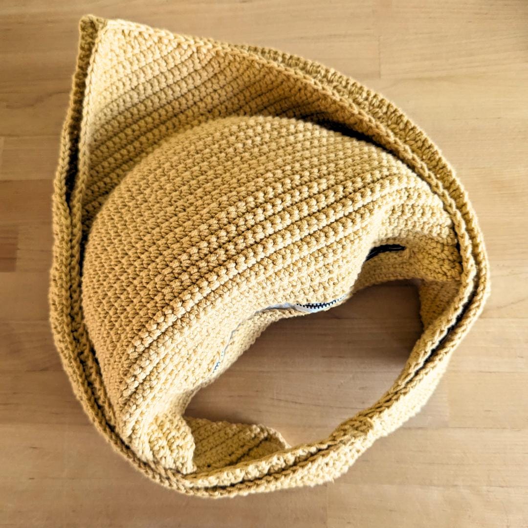 Tortellini Purse Crochet Pattern: Easy Beginner Pasta Bag (PDF) - Etsy