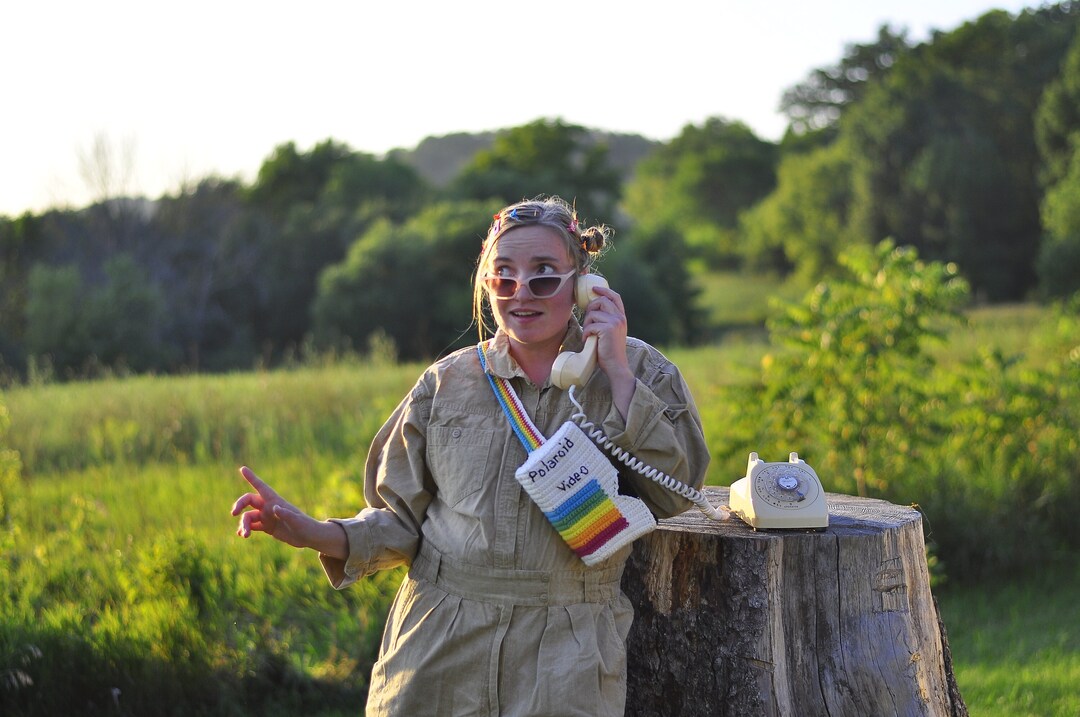 PDF VHS Crossbody Bag Crochet Pattern Bumbag Fanny Pack Video Cassette ...