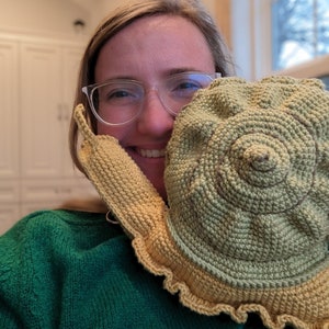 Crochet Snail Backpack Pattern: Cottagecore Woodland Bag (PDF Download ...