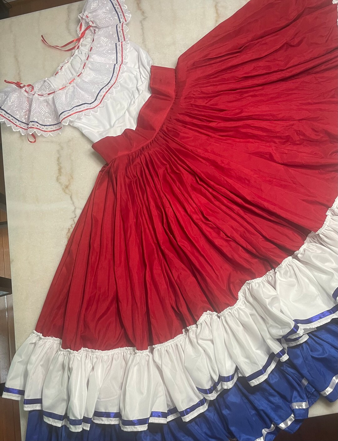 Vestido Tipico De Costa Rica Para El Día De Independencia. Costa Rican ...