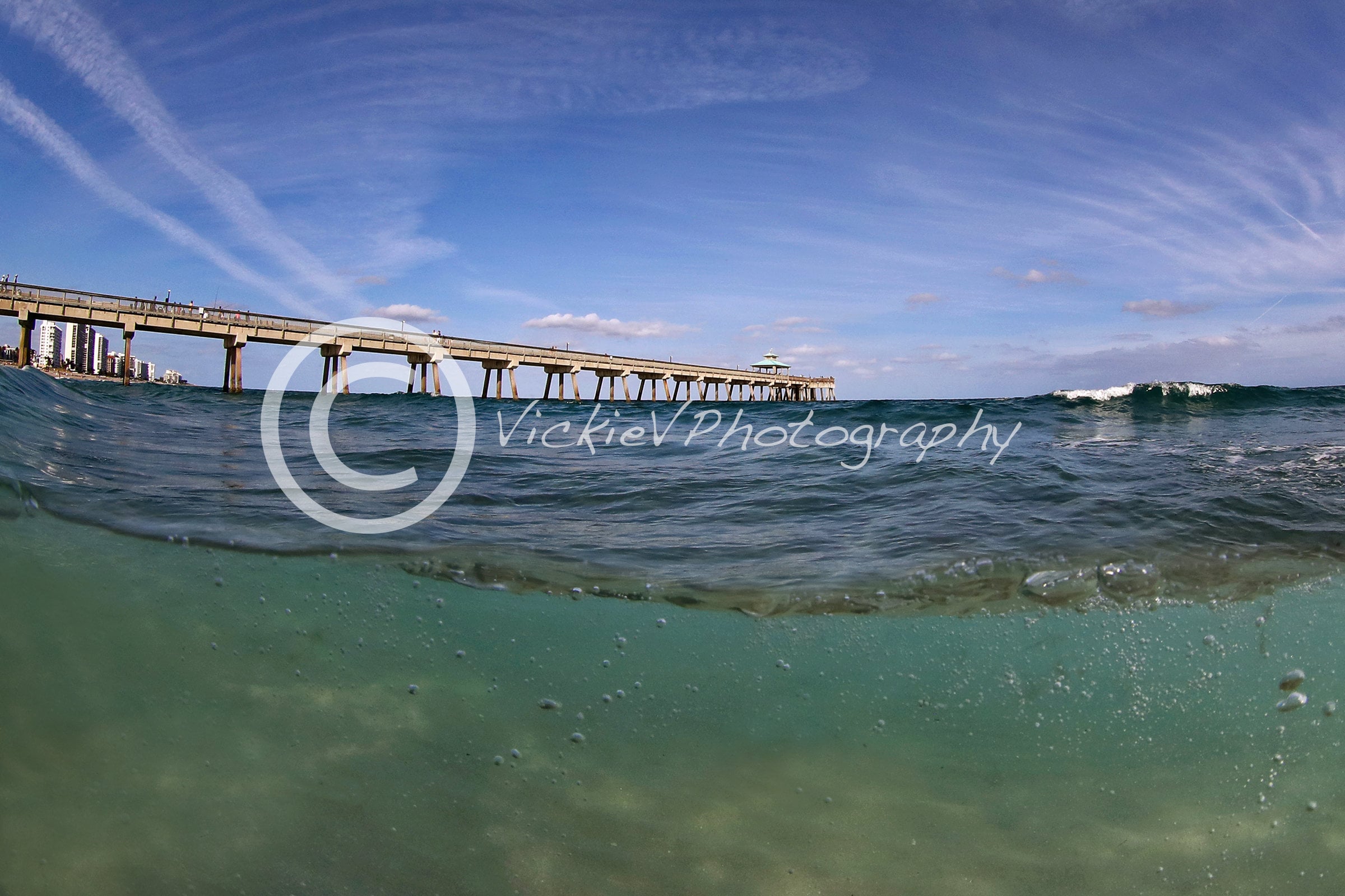 Split Level Underwater Pier Photo Seascape Fine Art Photography Print ...