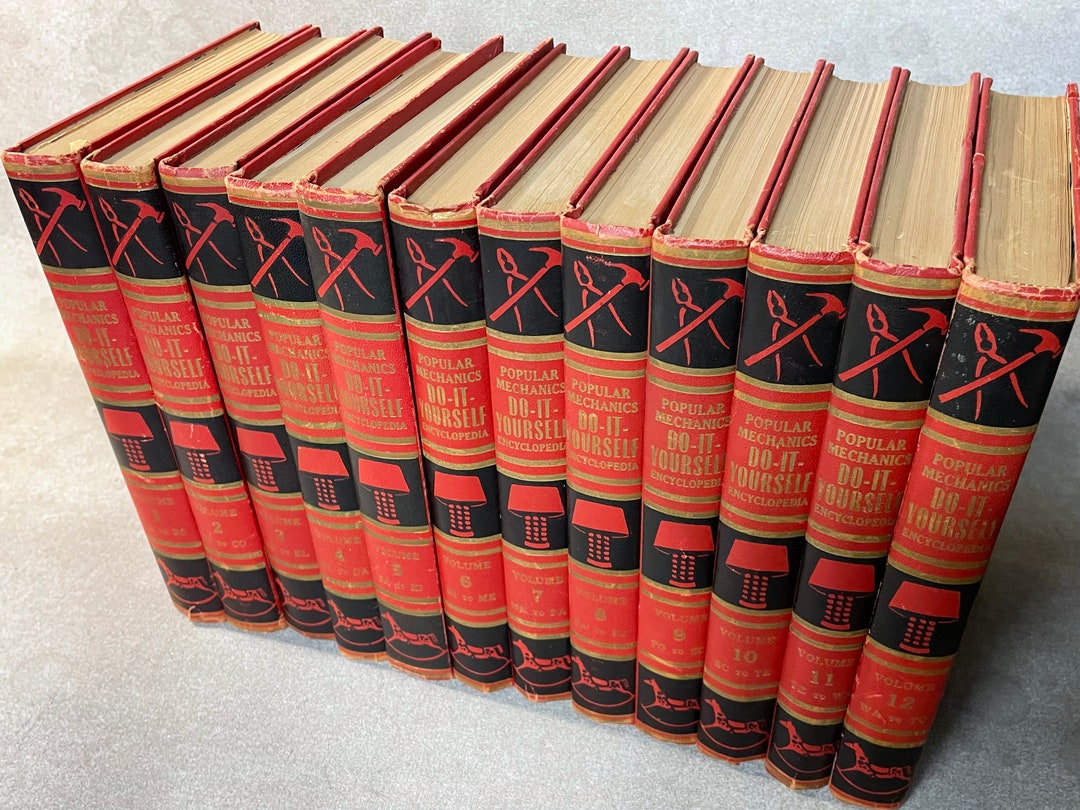 DIY Encyclopedia / 1955 / Popular Mechanics - Etsy