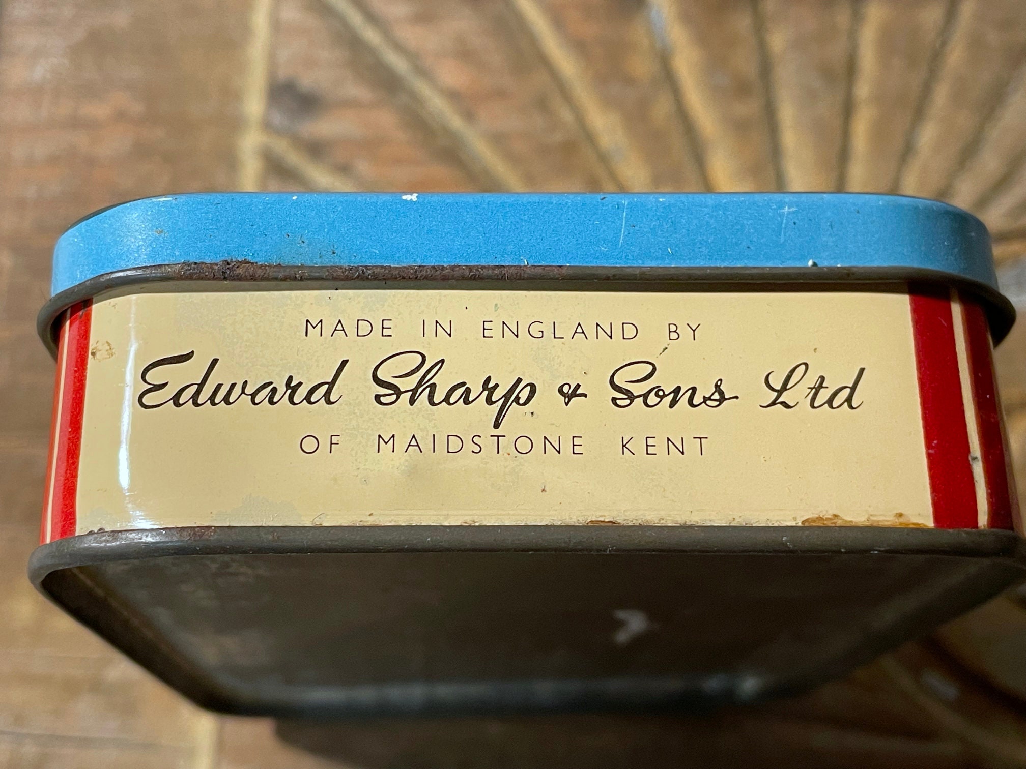 Vintage Edward Sharp Candy Tin - Etsy