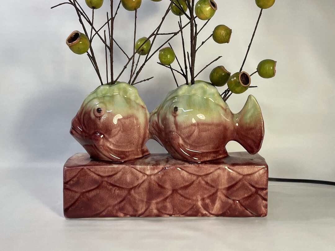 Vintage Fish TV Lamp - Etsy