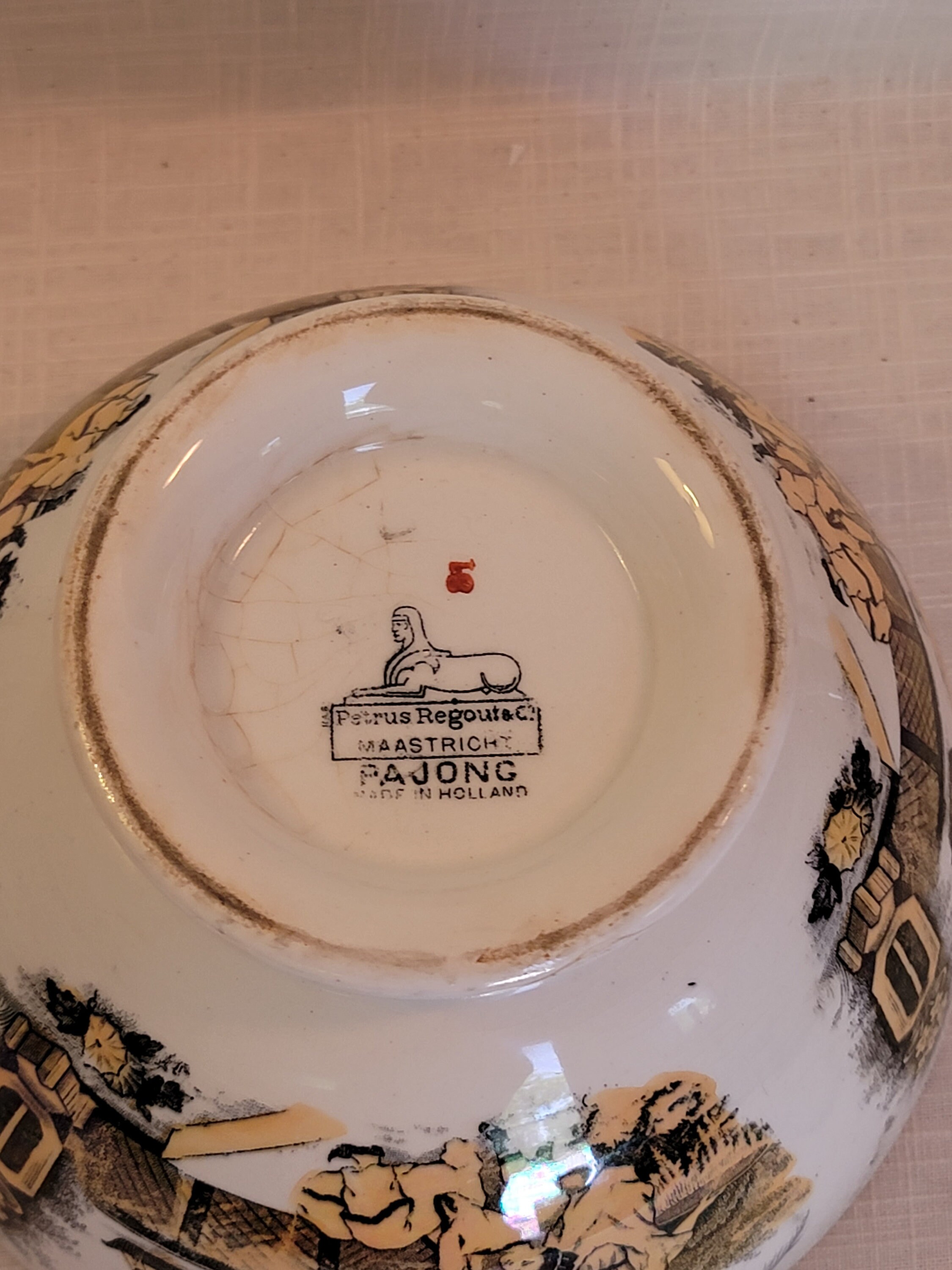 Petrus Regout & Co Maastricht Made in Holland Pajong - Etsy