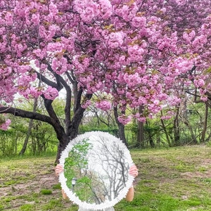 Raw Quartz Crystal Mirror - Etsy