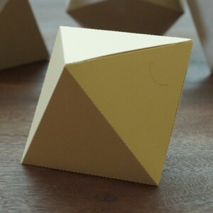 Ten Pack of Geometric Gift Boxes Shimmer Gold or Silver - Etsy