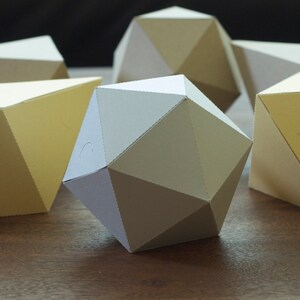 Ten Pack of Geometric Gift Boxes Shimmer Gold or Silver - Etsy