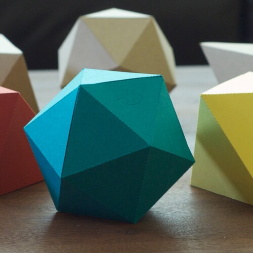 Ten Pack of Geometric Gift Boxes Many Colors DIY Kit - Etsy