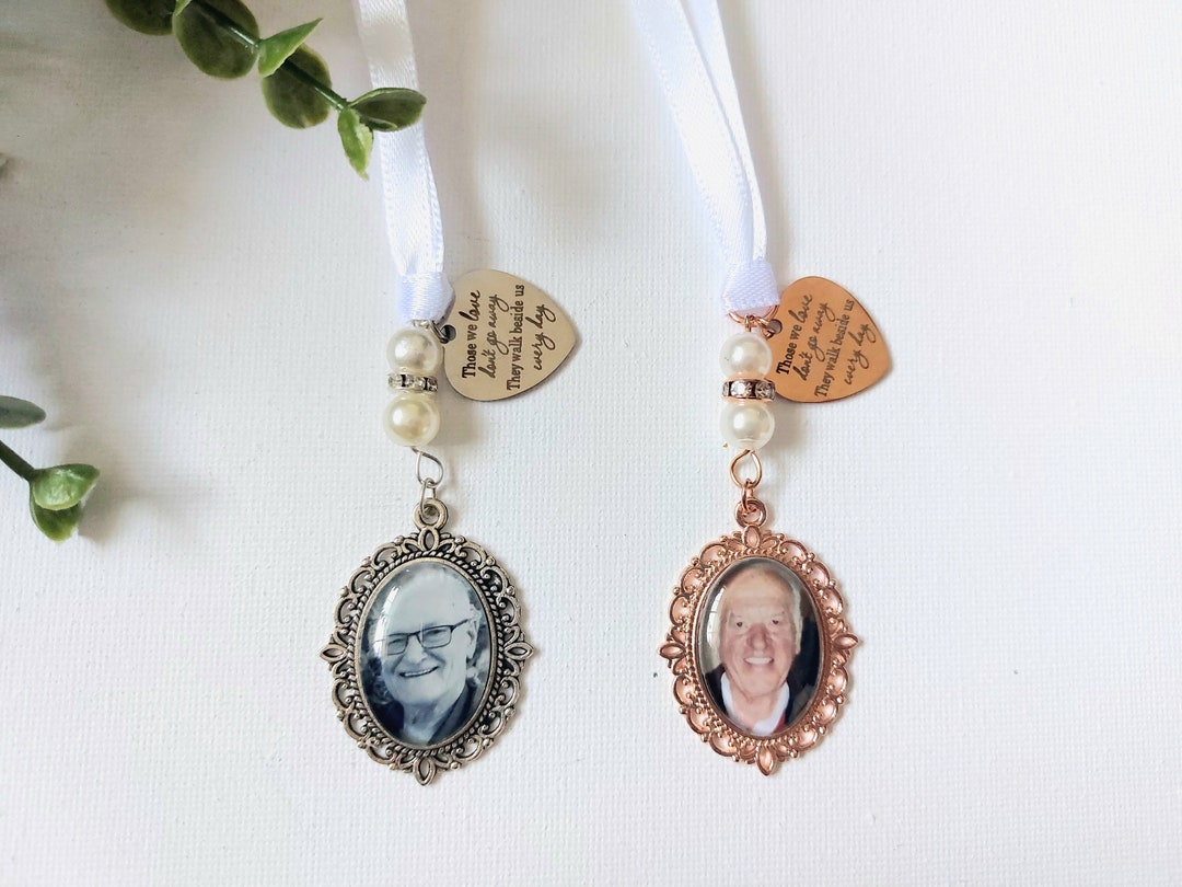 Wedding Bouquet Photo Memory Charm Locket Bridal Party Gift Keepsake ...