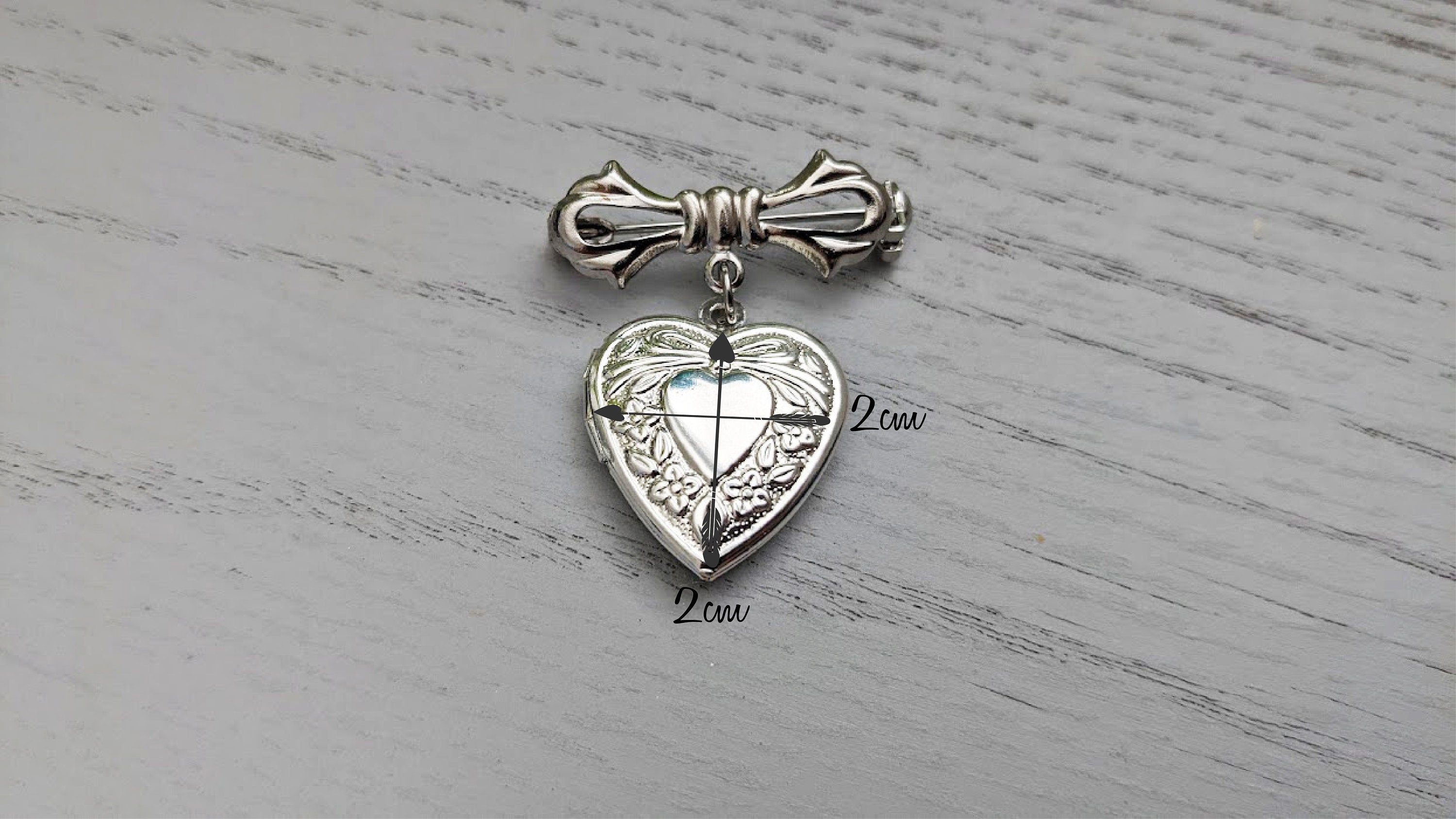 Blank Bouquet Locket/wedding Locket/locket Charm/sentimental | Etsy