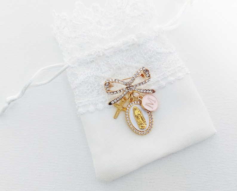 Personalised Virgin Mary Baby Pin| Christening Gifts | Baby Gift Cross ...