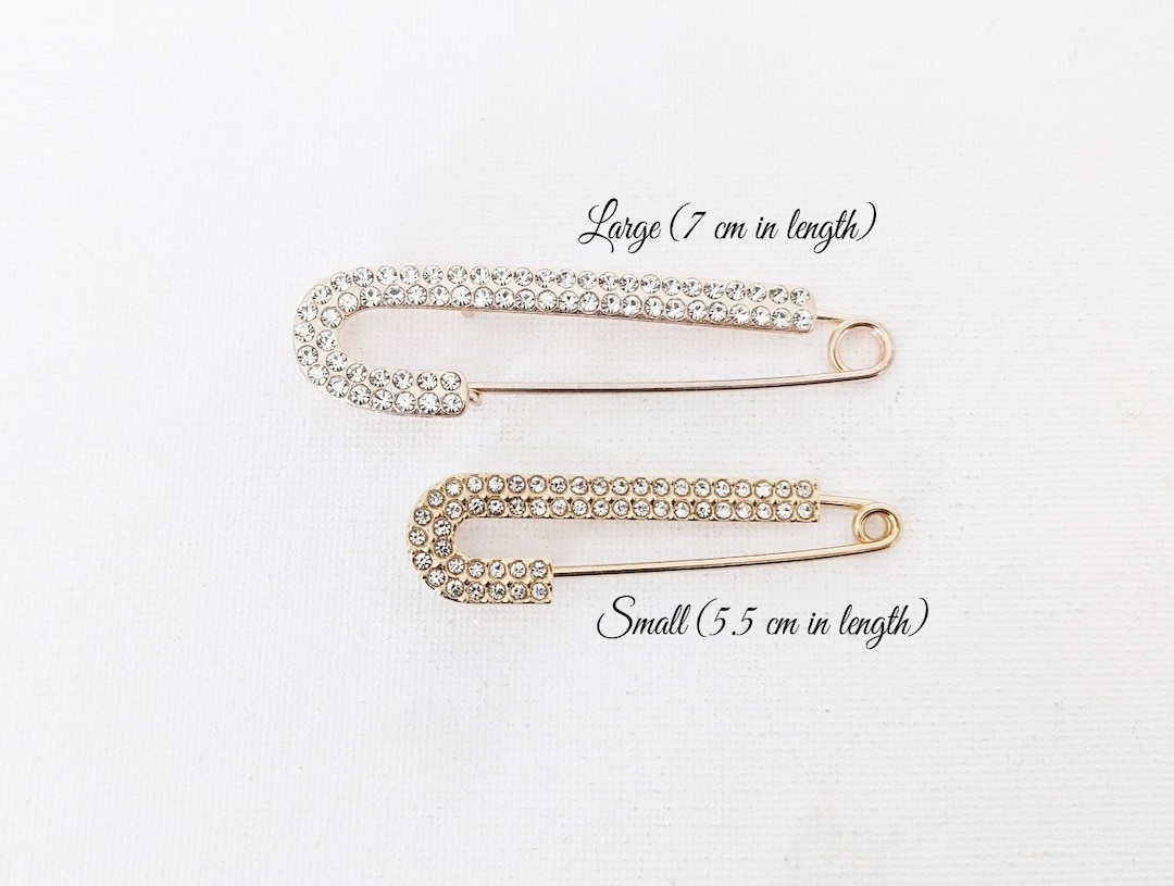 Safety Rhinestone Pins - Bouquet Pins, Bridal Bouquet Pins, Kilt Pin ...