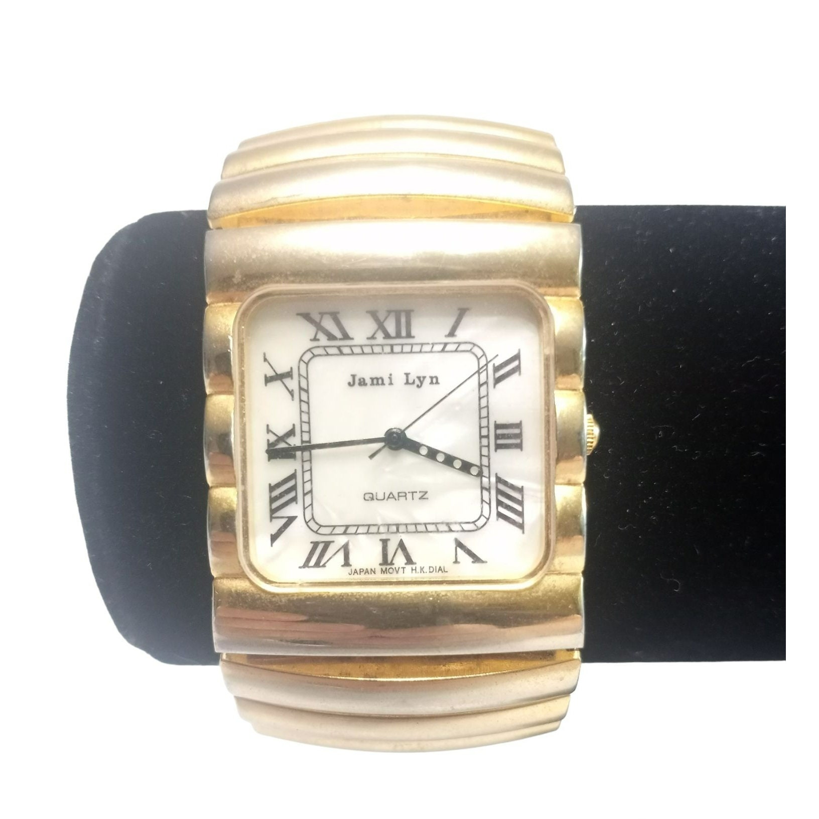 Vintage Jami Lyn Gold tone Stainless Steel Expansion Watch - munimoro ...