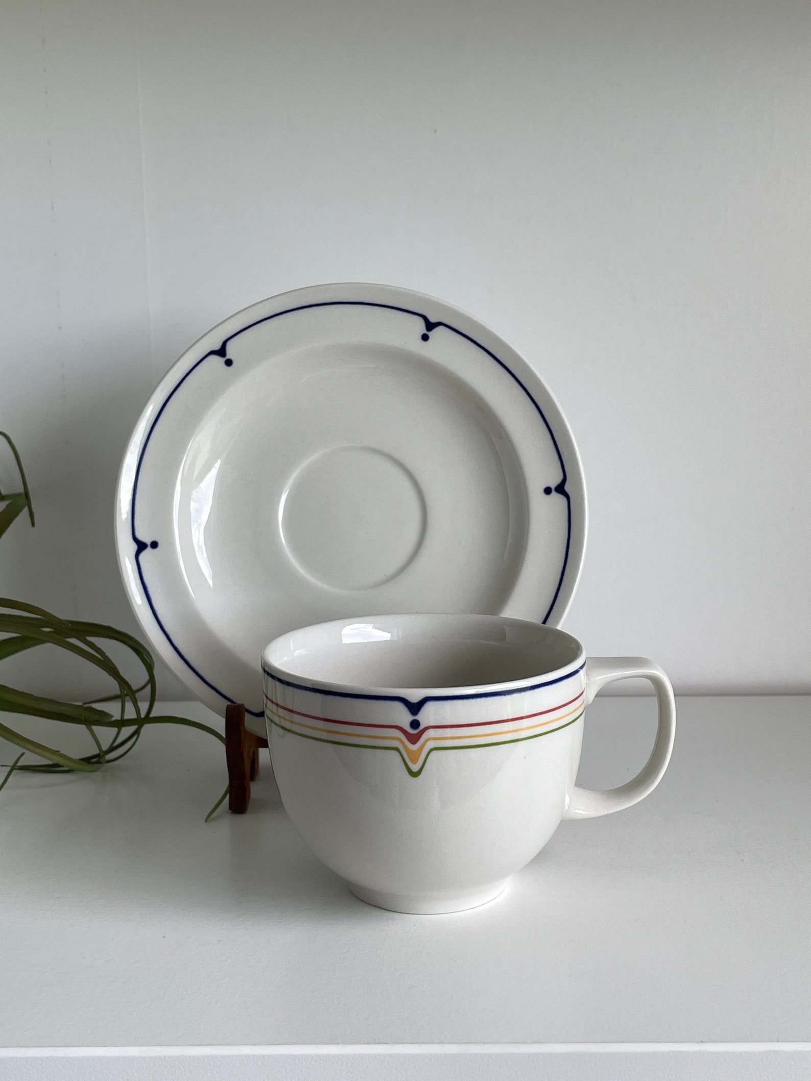 Vintage Adams 'jazz' Teacup & Saucer Set Real - Etsy