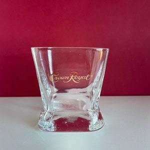 Square Crown Royal Glass - Gold Label Crown Royal Square Scotch ...