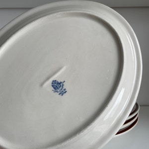 Lot of 6 Vintage Syscoware Platters Set of Six Resturantware Spotted ...