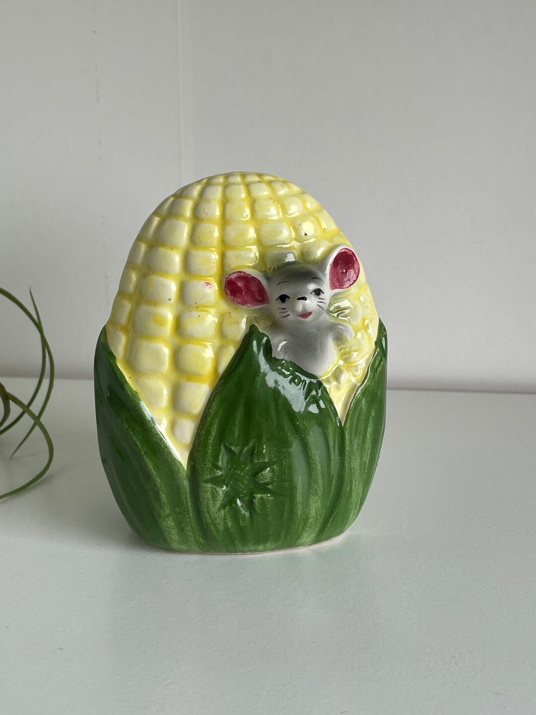 Vintage Mouse on Corn Cob Napkin Holder - Esd/lefton Napco Japan - Etsy