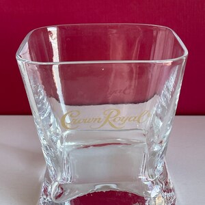 Square Crown Royal Glass - Gold Label Crown Royal Square Scotch ...