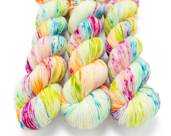 Rainbow Merino Sock Yarn - Etsy