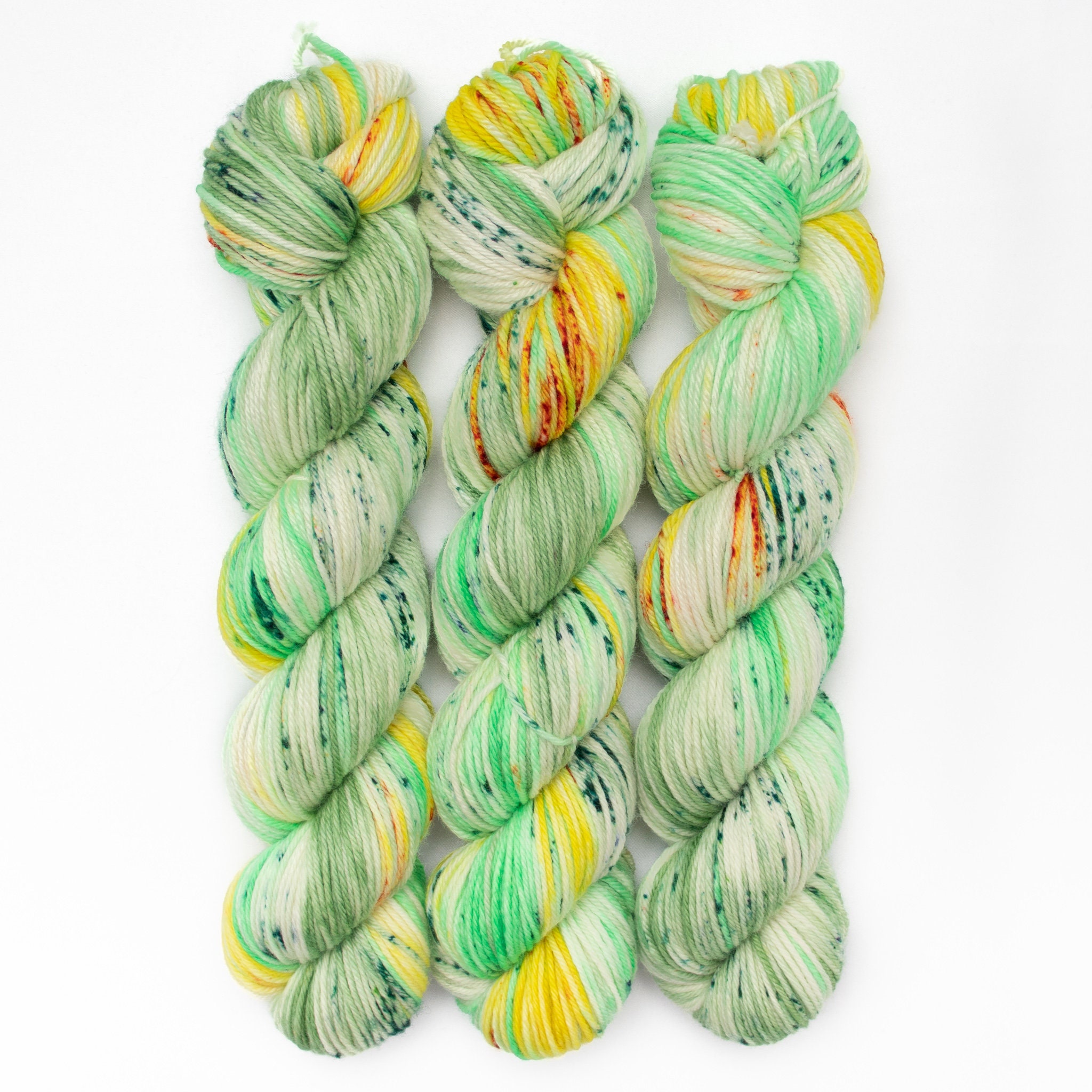 Worsted Weight Yarn Hand Dyed Speckled Superwash Merino | Etsy