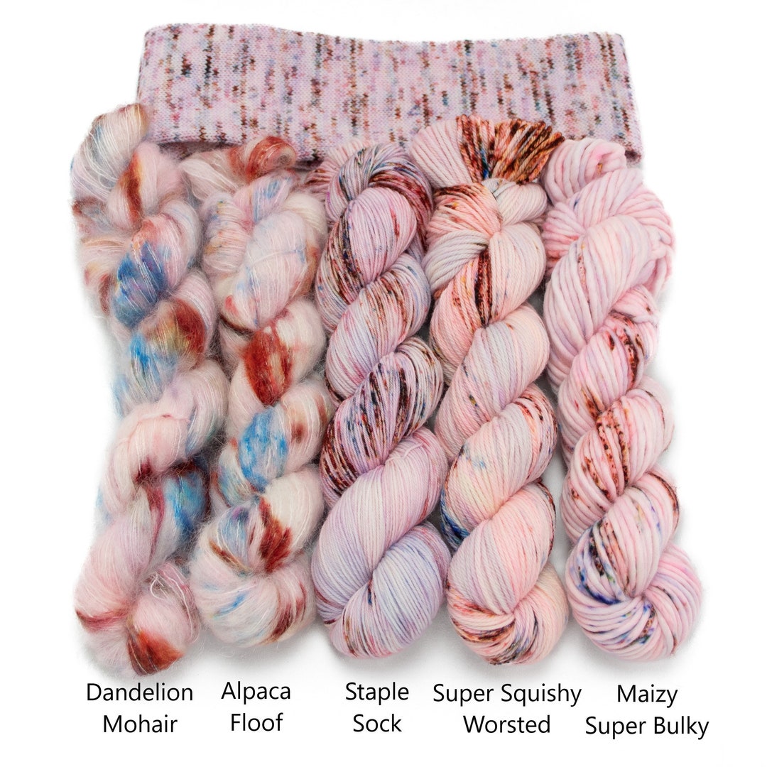 Pillow Talk - Choose Your Base - Sock Yarn, Worsted Yarn, MCN, Suri ...