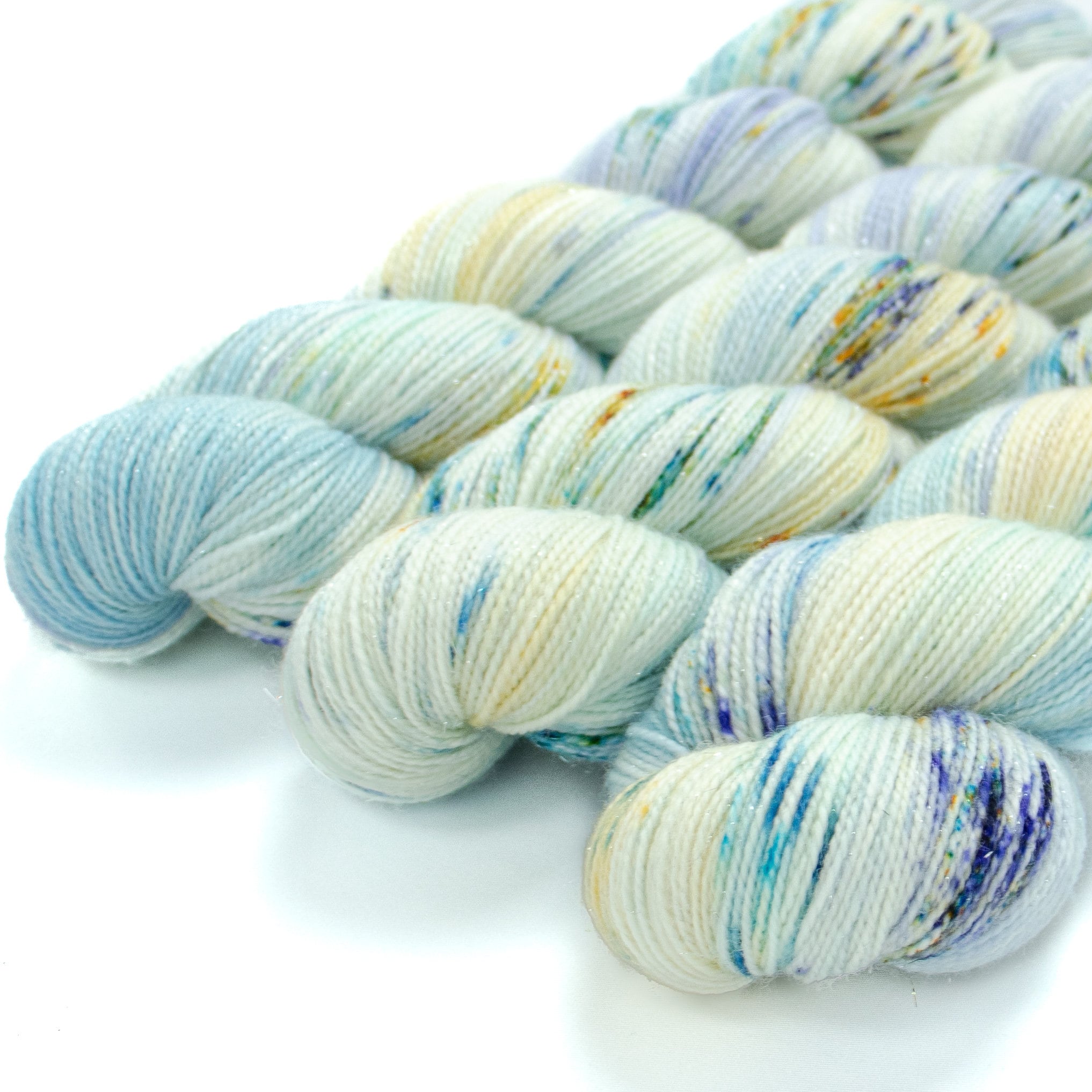 Sparkle Sock Yarn Hand Dyed Speckled Yarn Superwash Merino | Etsy
