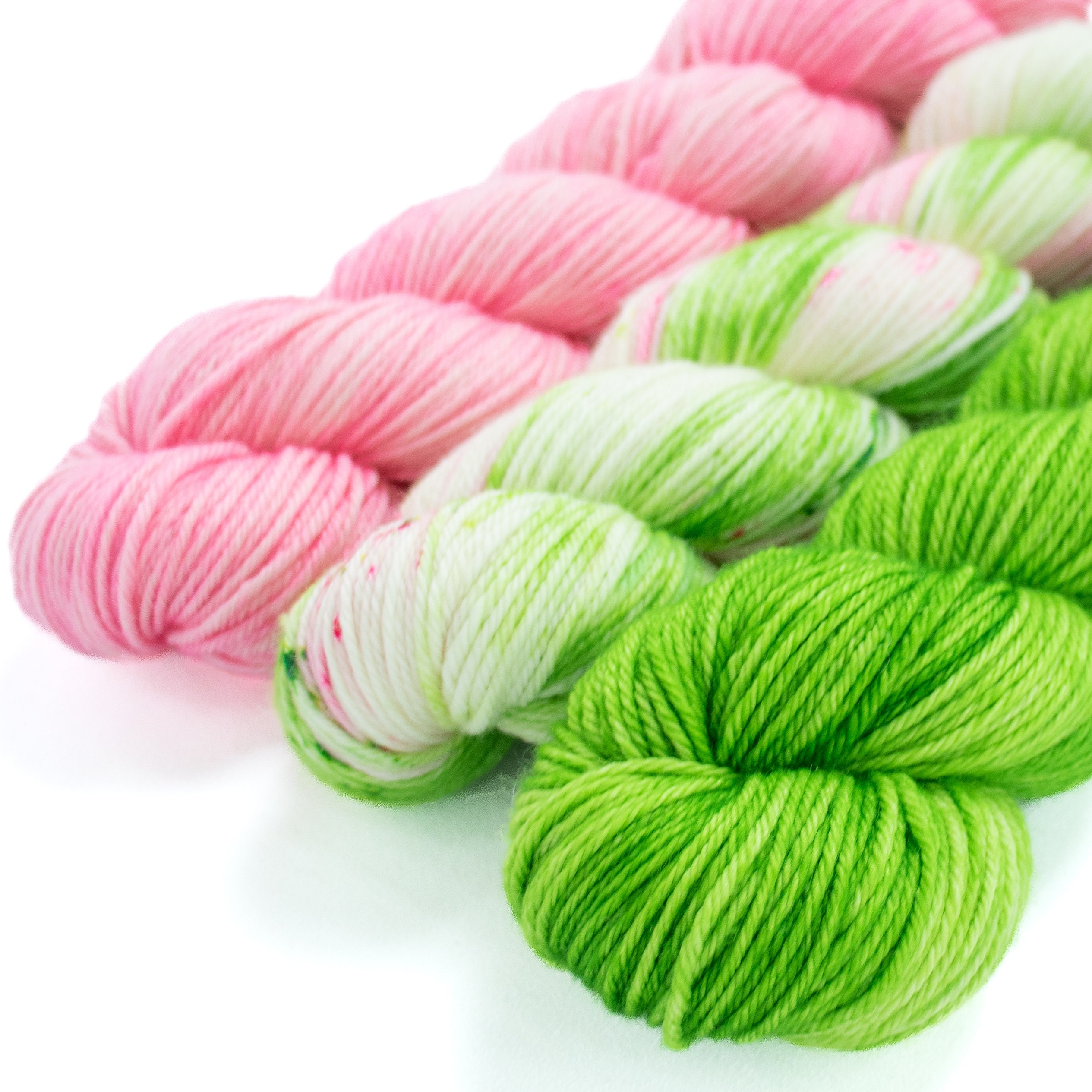 Worsted Weight Yarn Set Hand Dyed Speckled Superwash Merino | Etsy