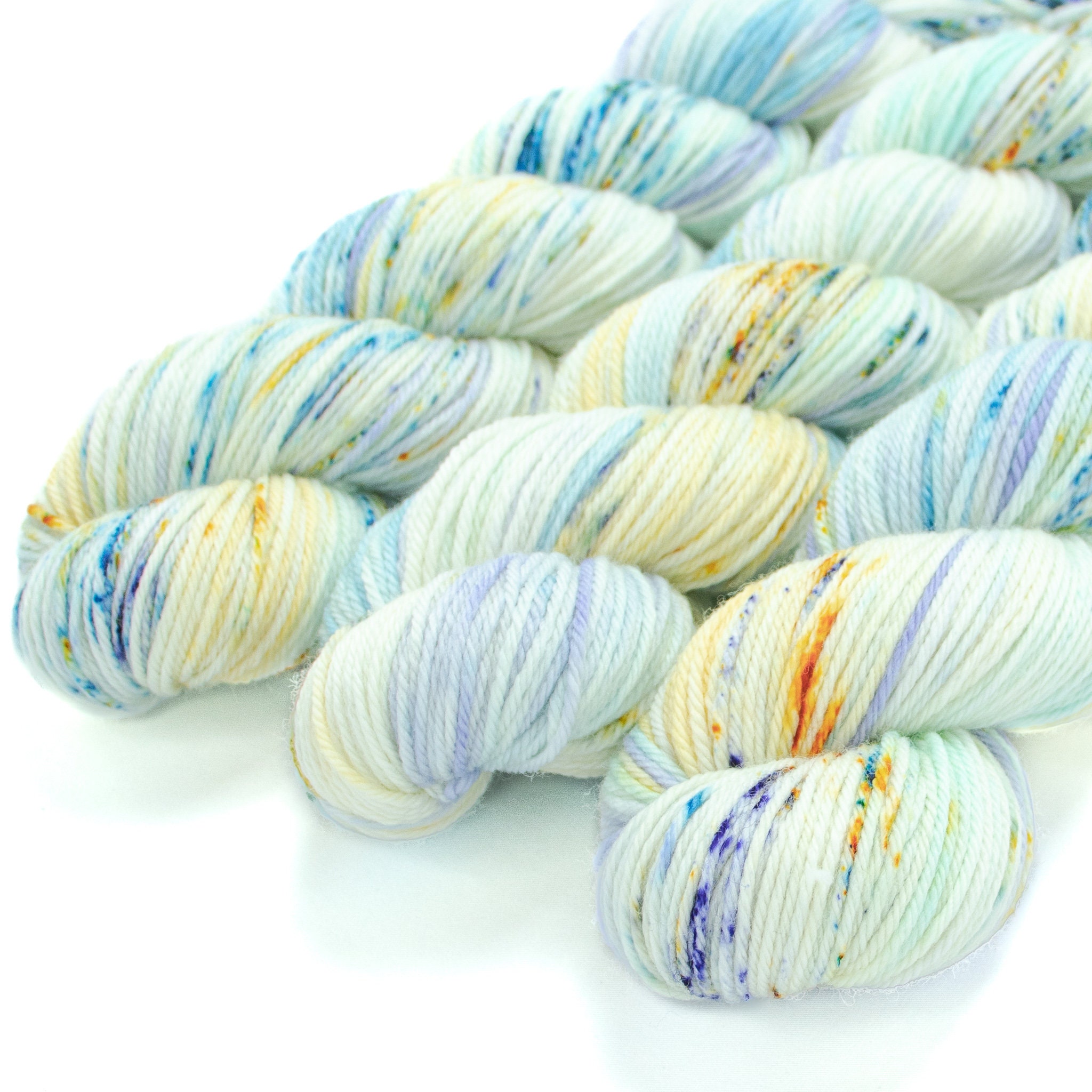 Worsted Weight Yarn Hand Dyed Speckled Yarn Superwash Merino | Etsy