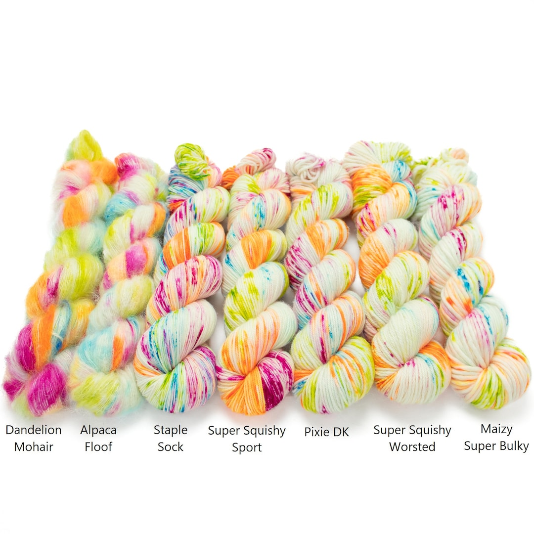 Summer Lovin' Multiple Bases Choose Your Base Sock, Worsted, MCN ...