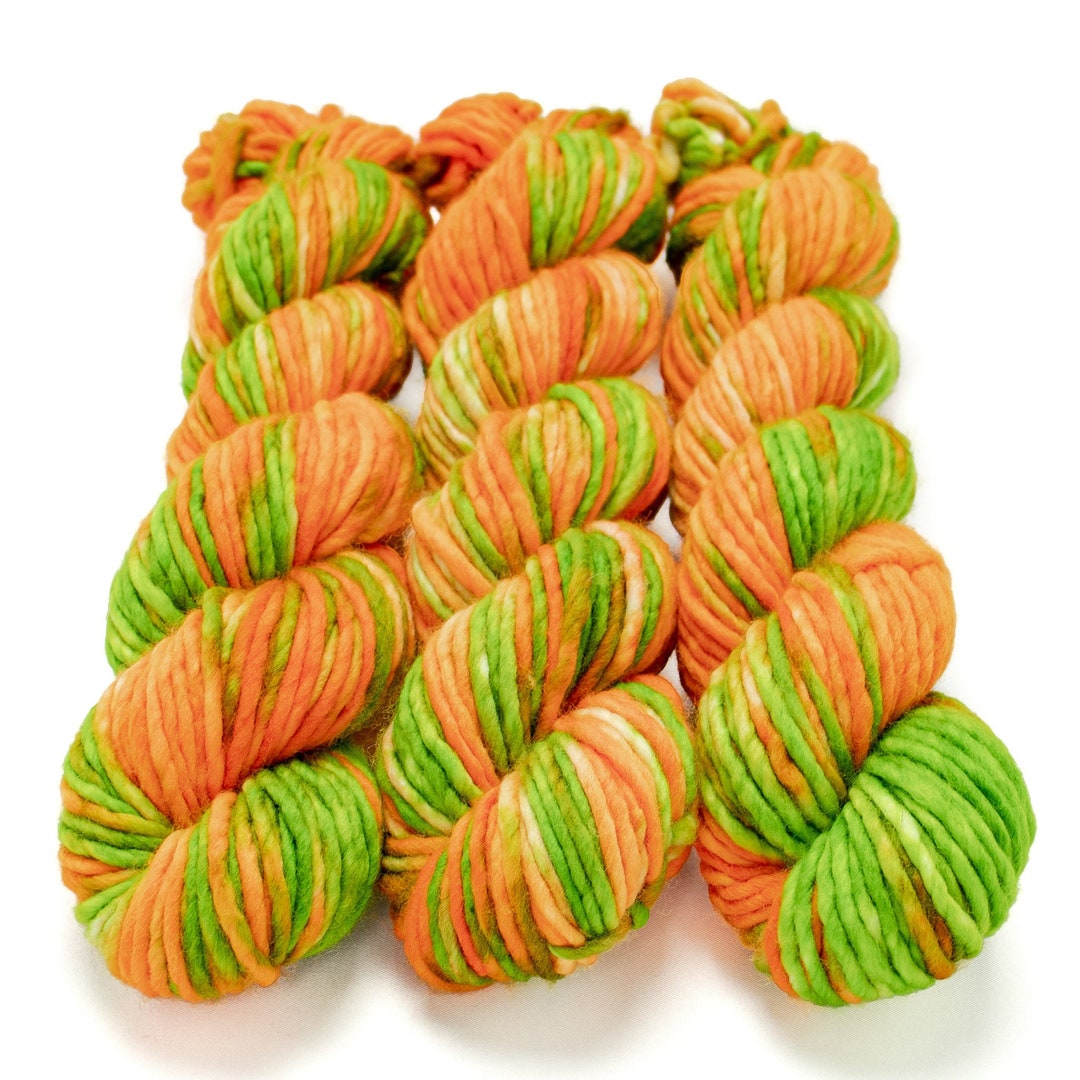 Super Bulky Yarn Merino Nylon Hand Dyed Yarn Varigated - Etsy.de