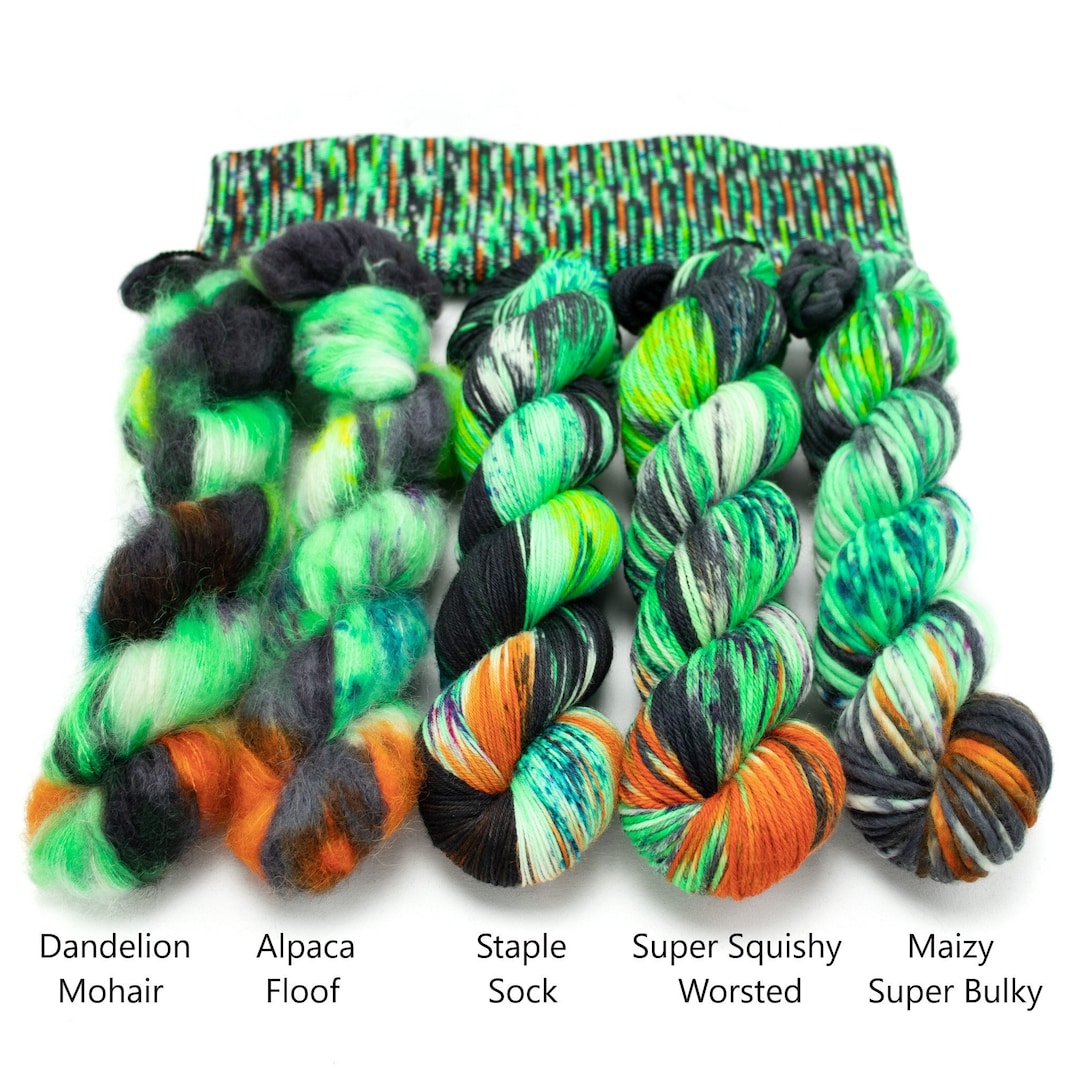 Toucan Dance If You Want to - Choose Your Base - Sock Yarn, Worsted ...