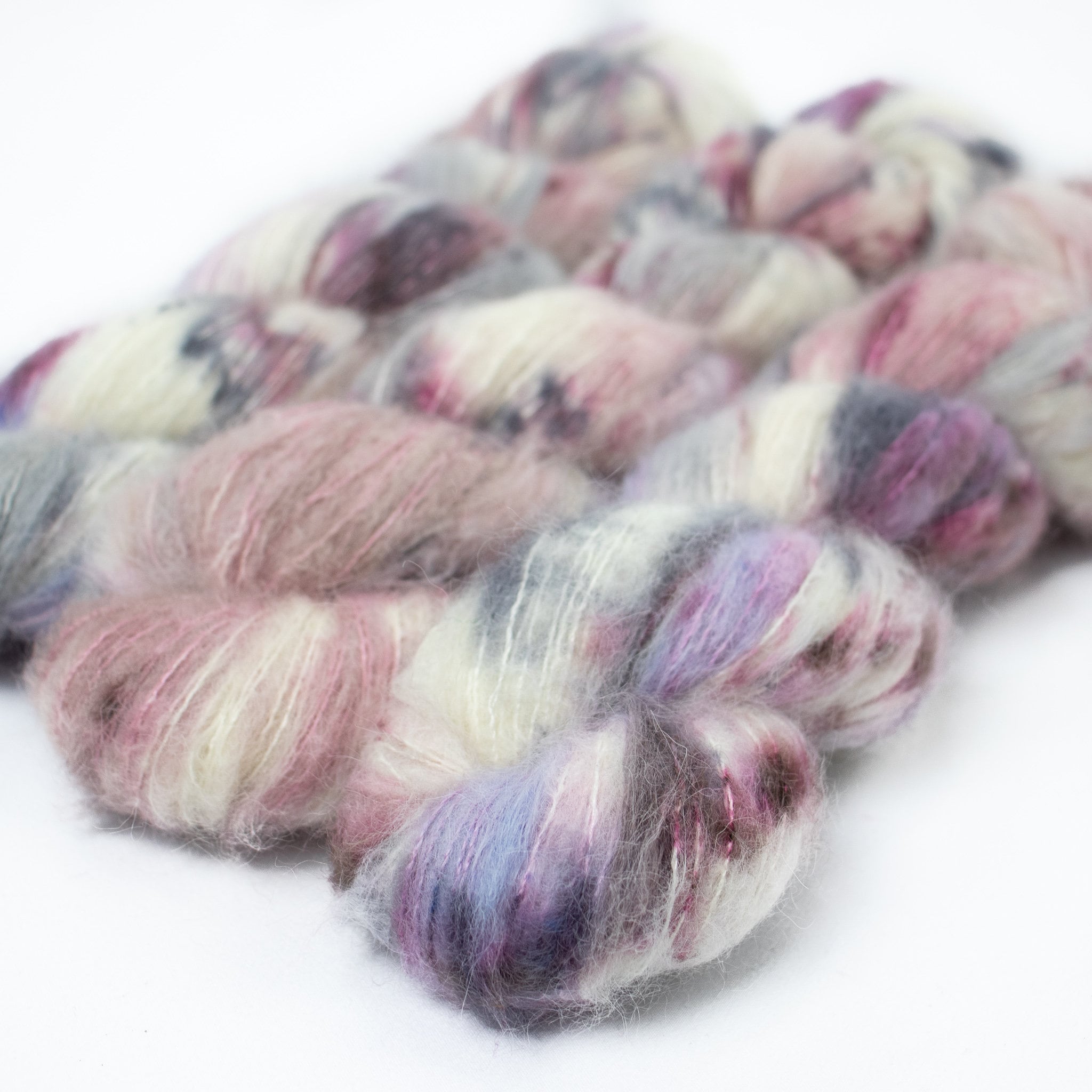 Suri Alpaca Silk Yarn, Hand Dyed, Speckled, Alpaca Silk Lace Weight ...
