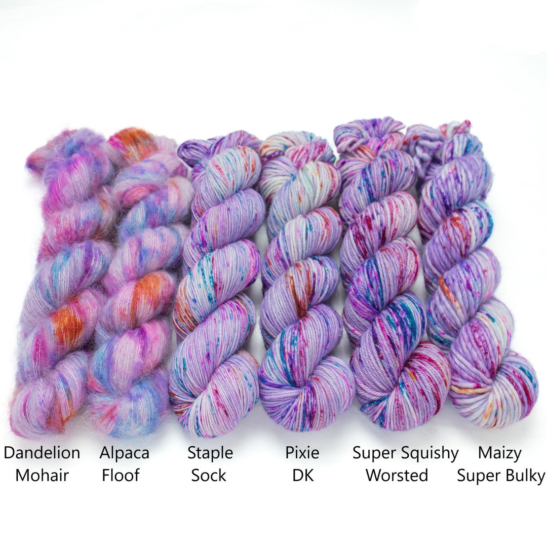 Ewe-la-la Multiple Bases Choose Your Base Sock, Worsted, MCN, Alpaca ...