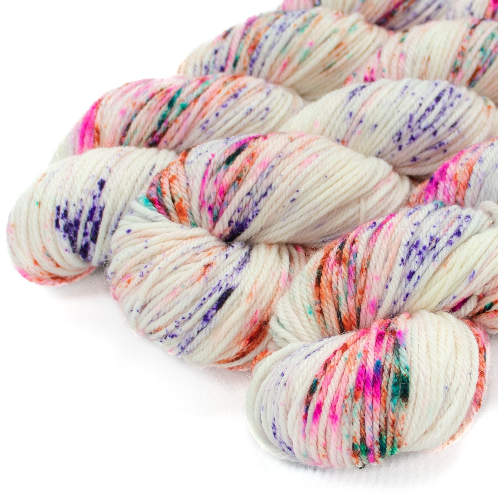Worsted Weight Yarn Hand Dyed Speckled Yarn Superwash - Etsy