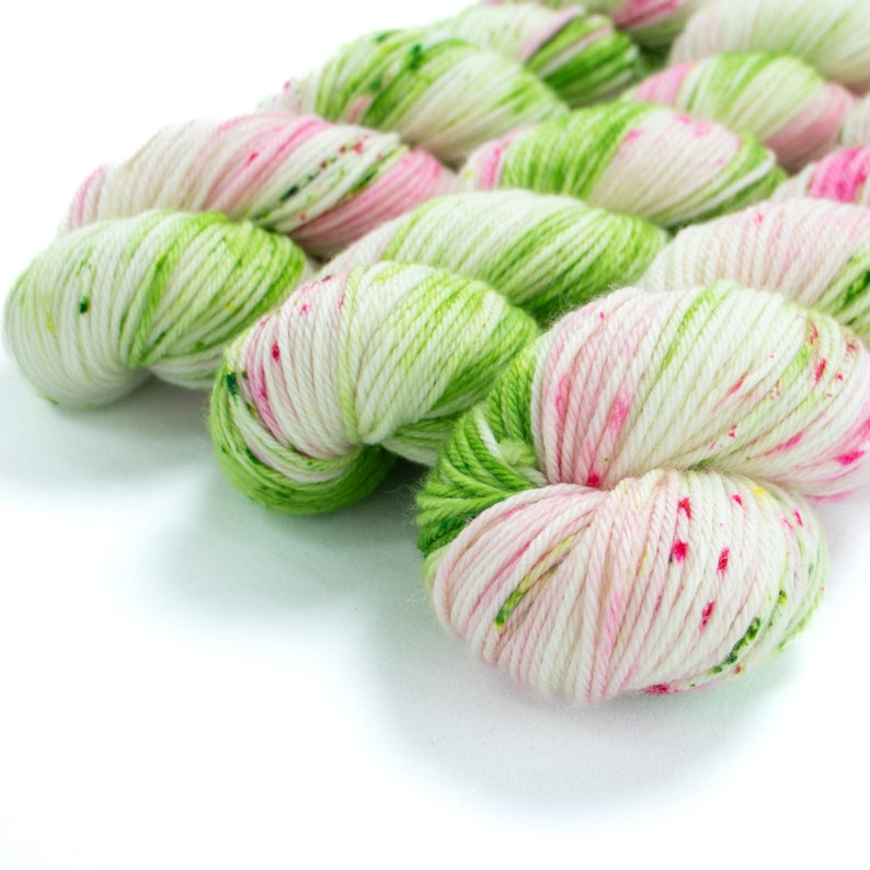 Worsted Weight Yarn Hand Dyed Speckled Superwash Merino | Etsy