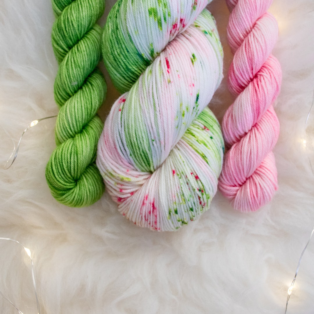 Sock Yarn Set, Hand Dyed, Speckled, Superwash Merino Nylon Fingering ...