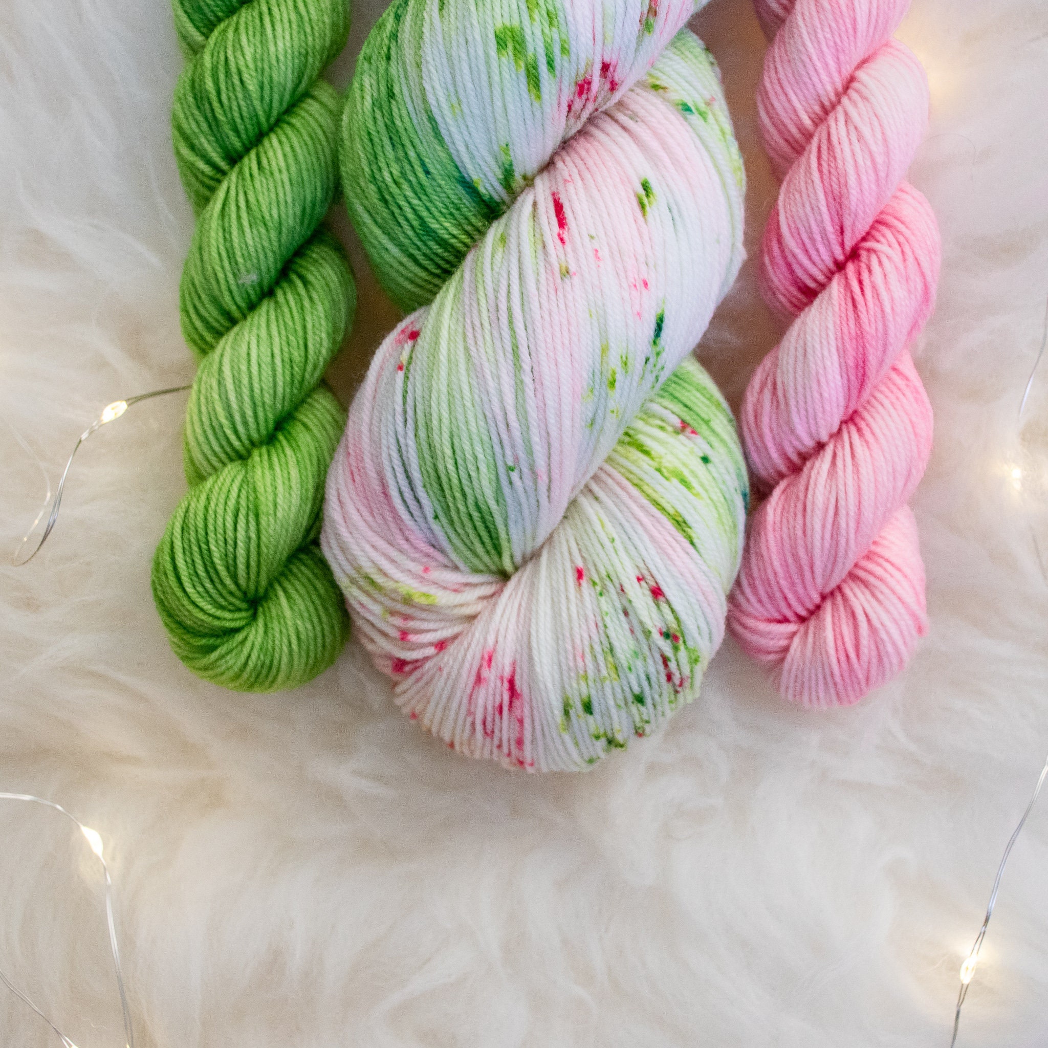 Sock Yarn Set, Hand Dyed, Speckled, Superwash Merino Nylon Fingering ...