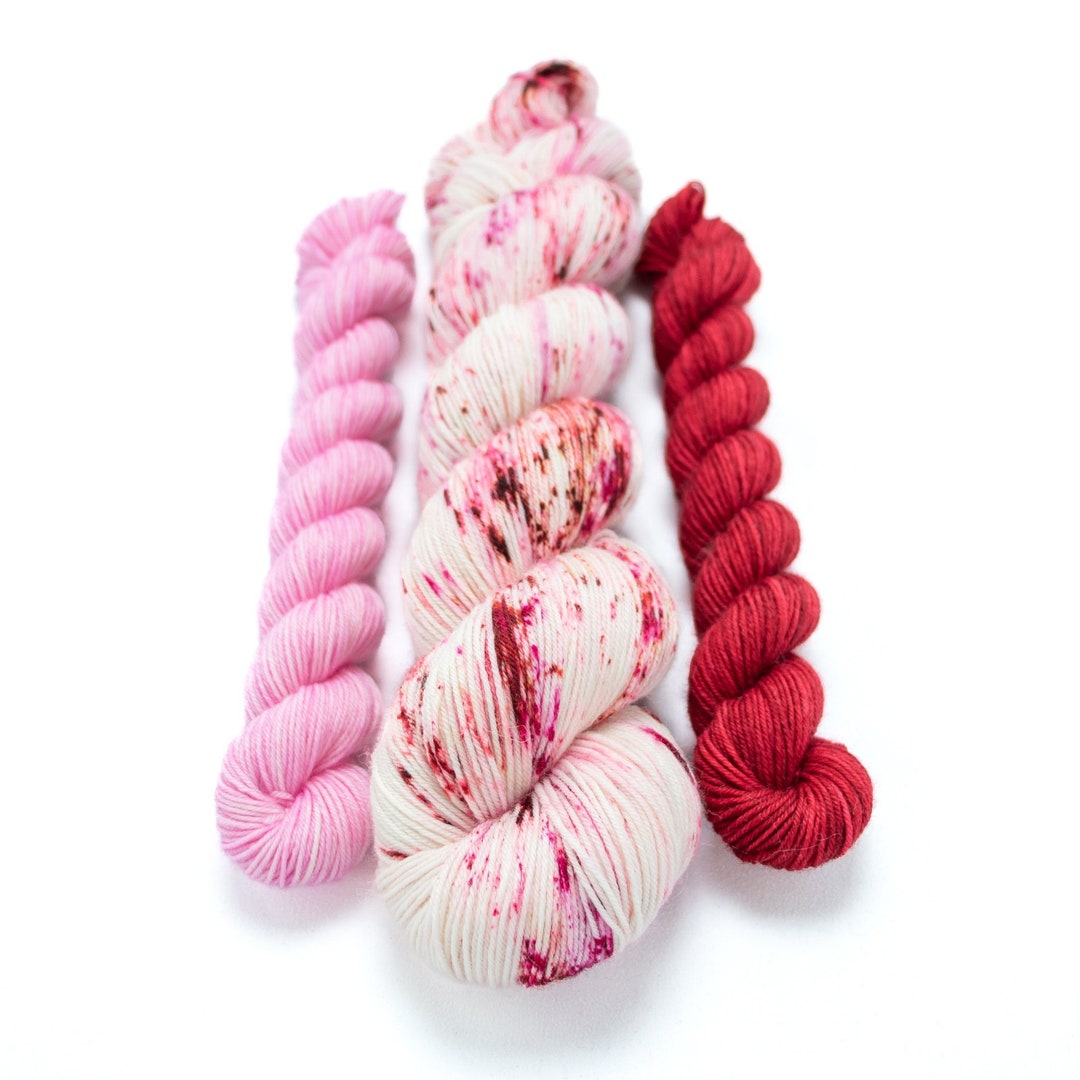 Sock Yarn Set, Hand Dyed, Speckled, Superwash Merino Nylon Fingering ...