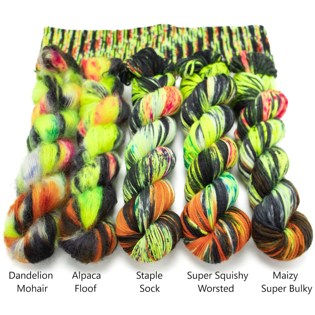 Toucan Do It - Choose Your Base - Sock Yarn, Worsted Yarn, MCN, Suri ...
